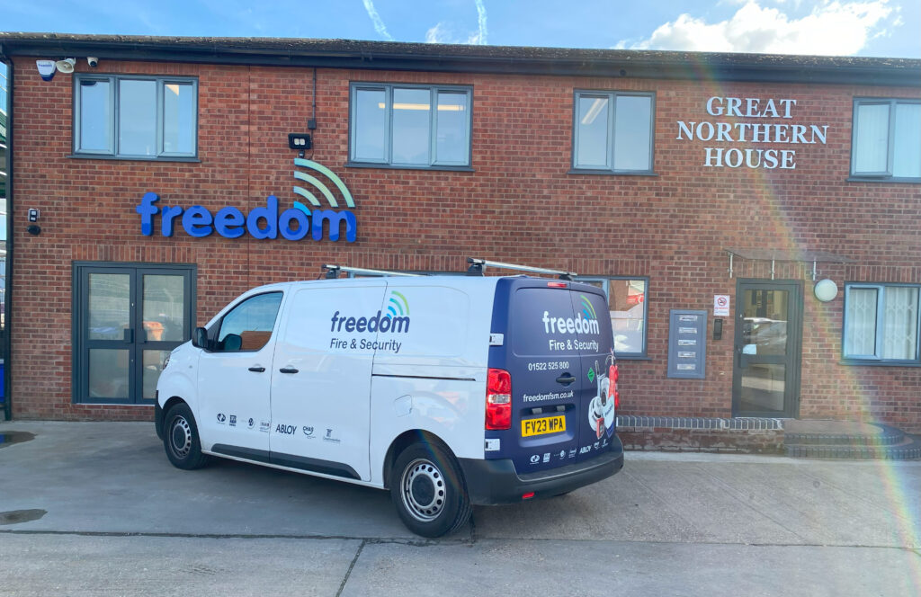 Introducing our new van design! | Freedom Fire & Security
