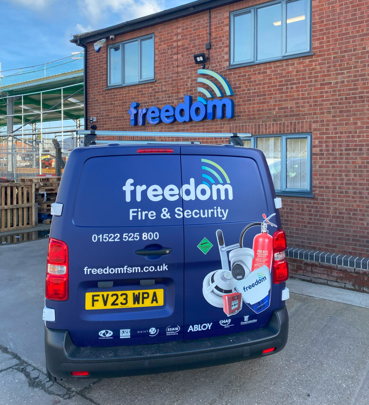 Introducing our new van design! | Freedom Fire & Security